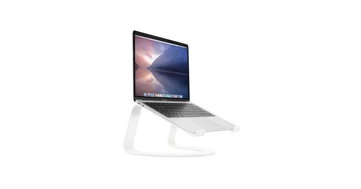 TwelveSouth stojan Curve SE pro MacBook - White Aluminium | iStores ...